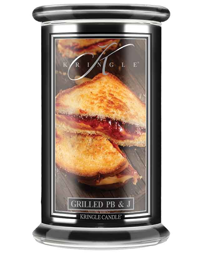 Grilled PB & J - Kringle Candle - duża świeca z dwoma knotami (624g ...