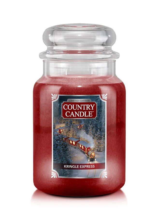 Kringle Express - Country Candle - duża świeca zapachowa z dwoma ...